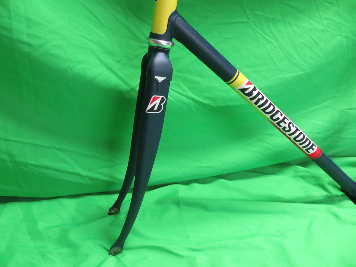 Bridgestone Columbus Max Fork /Spilit Keirin // Matte Gray Blue // 49. – NJS EXPORT