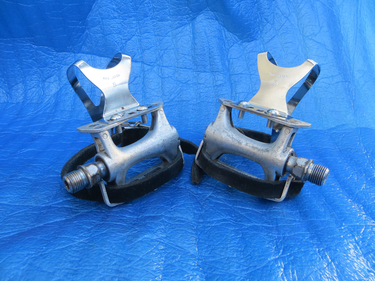 MKS Royal Nuevo NJS Pedals , MKS Steel S-size NJS Clips and MKS Fit-α ...