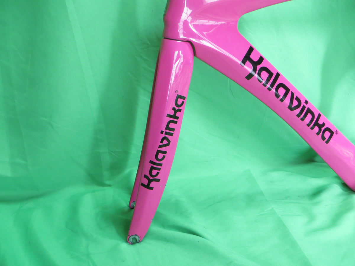 Rare! Kalavinka Girl'S Keirin Carbon Track Frame // HOT PINK // 47cm N ...