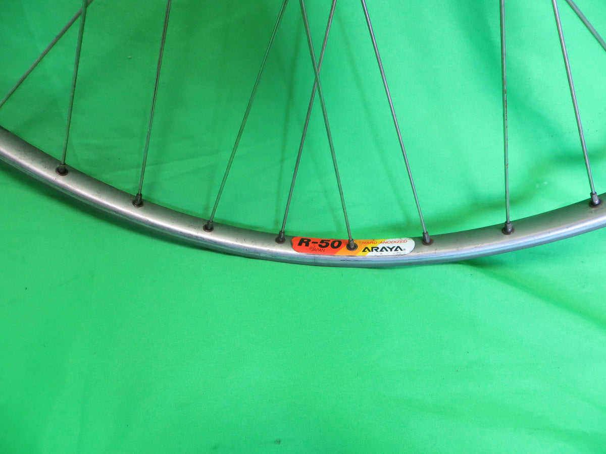 Araya R-50 700c Tubular rim, Sansin Pro Training 100mm/8mm Front Hub Q ...