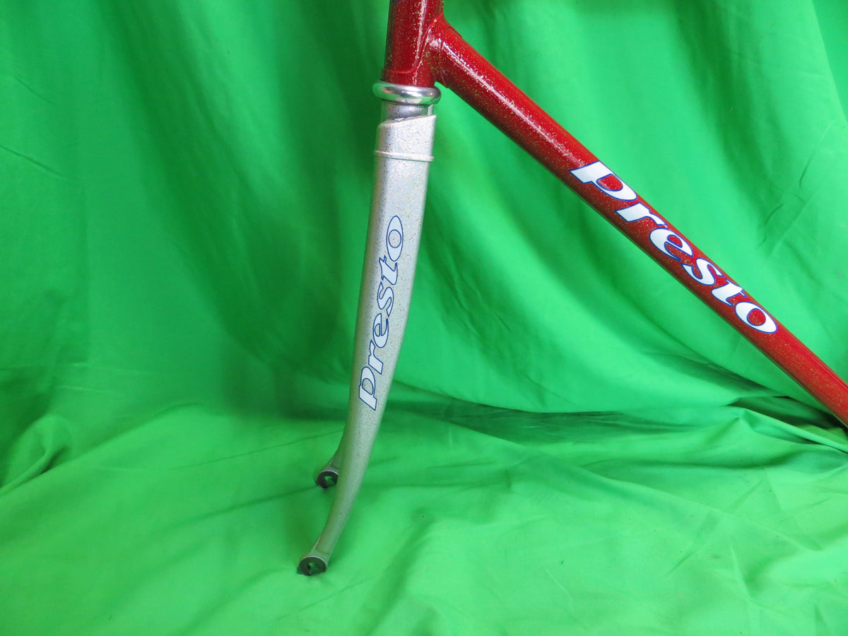Presto Columbus Max Fork // Red / Silver with Gold Flake // 50.5cm ...