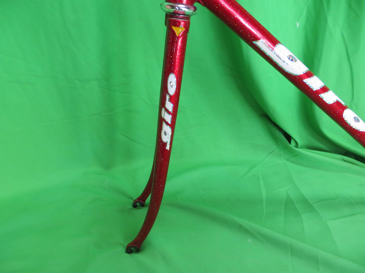 Giro Columbus Spirit Keirin // Red Metallic with Rainbow Flake // 54.5 ...